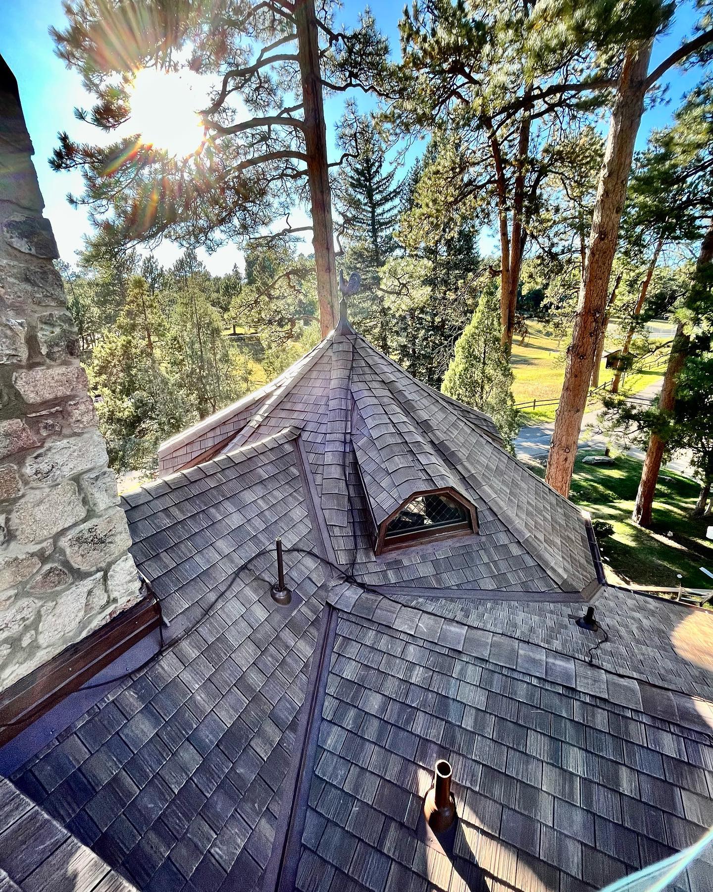 Synthetic Shingle Transformation at Hiwan Heritage Museum | Roof Check Inc