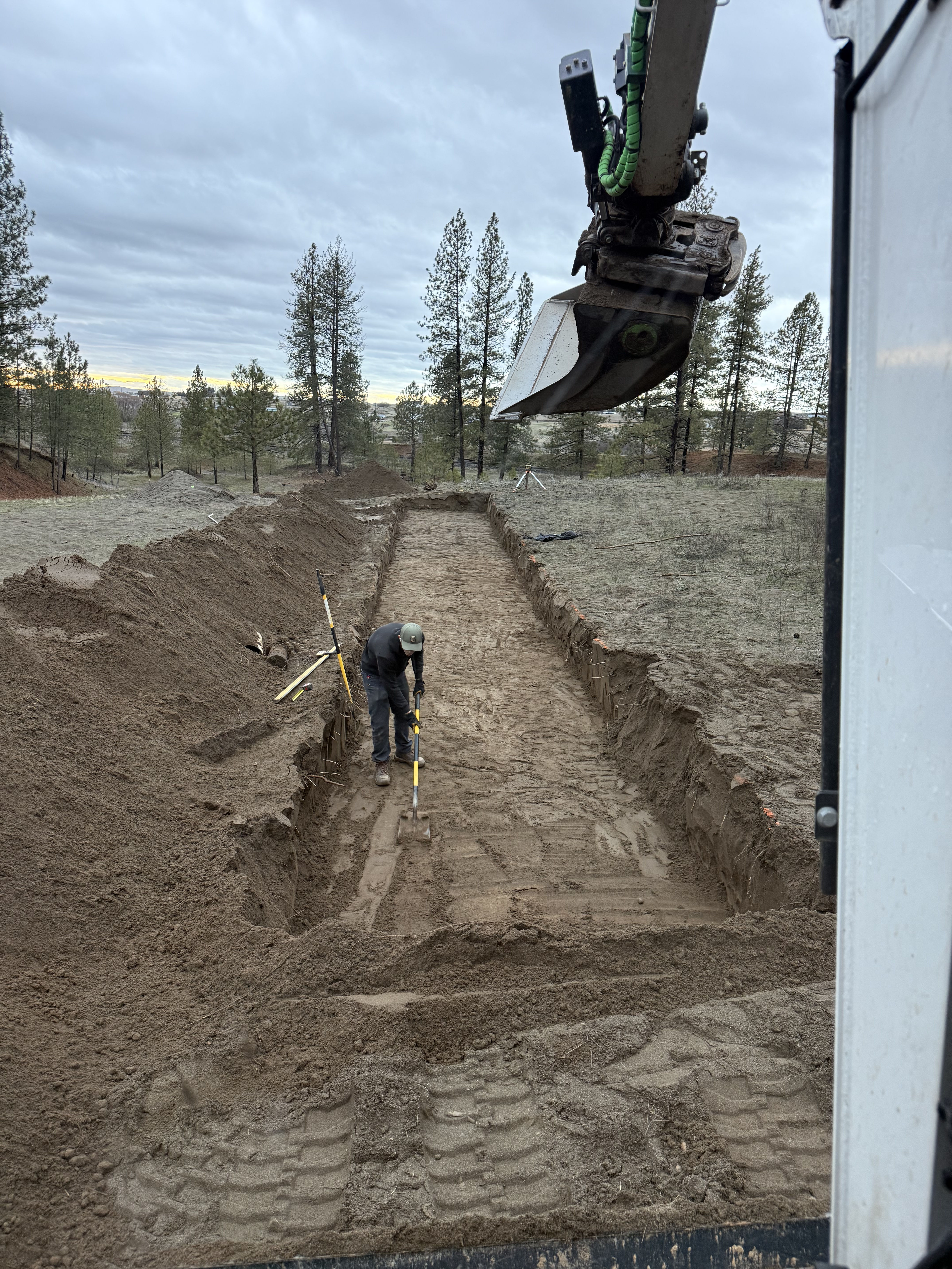 Installing a Replacement Gravity Drain Field in Medical Lake WA | Stone ...