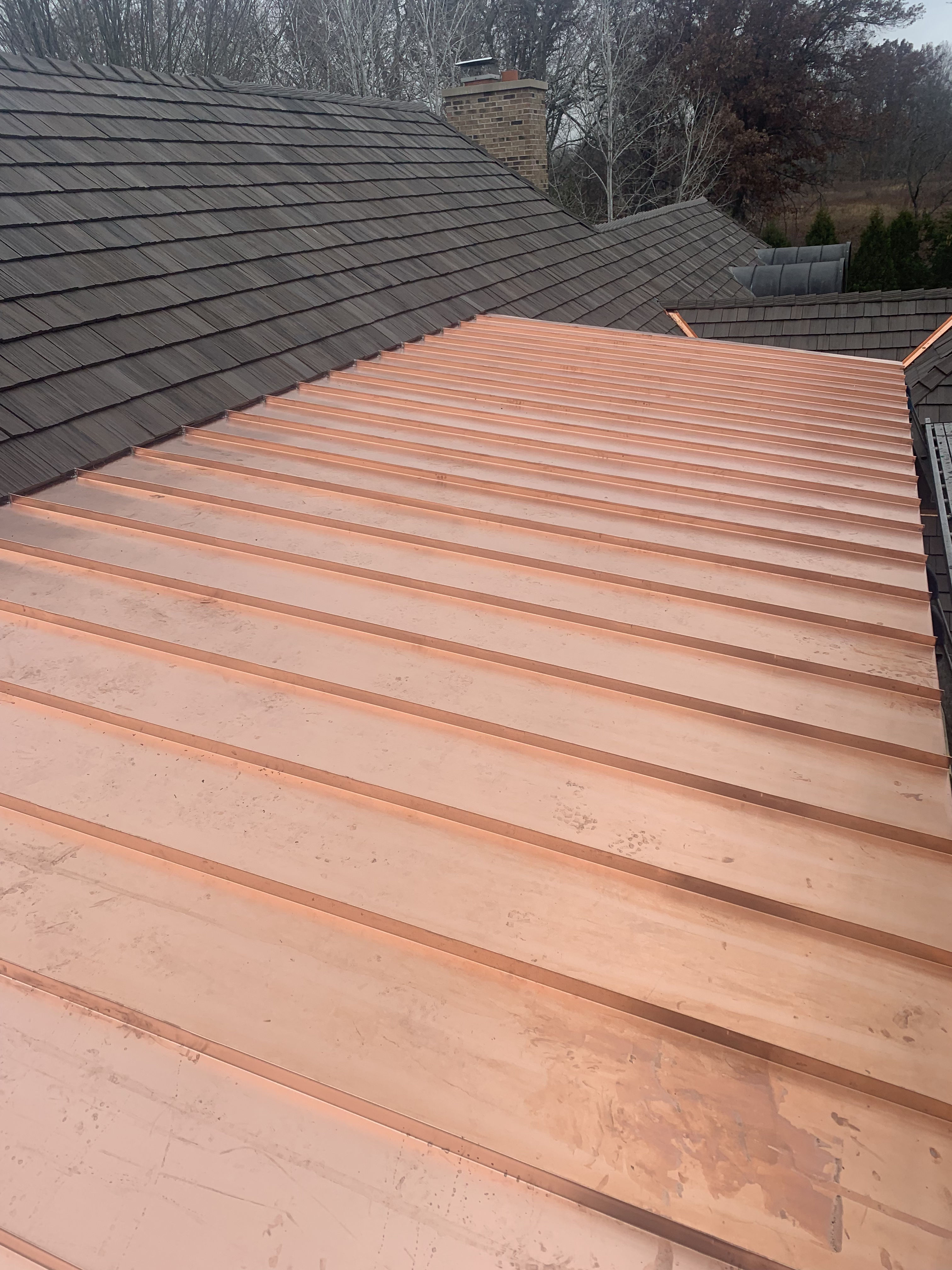 Stunning Copper Roof Installation | Redhawk Roofing, Inc