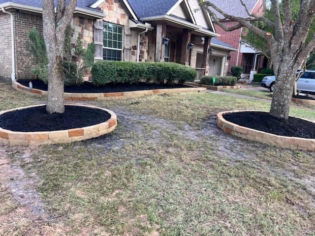 Stunning Front Yard Transformation with Stone Borders | Valentin Enviro ...