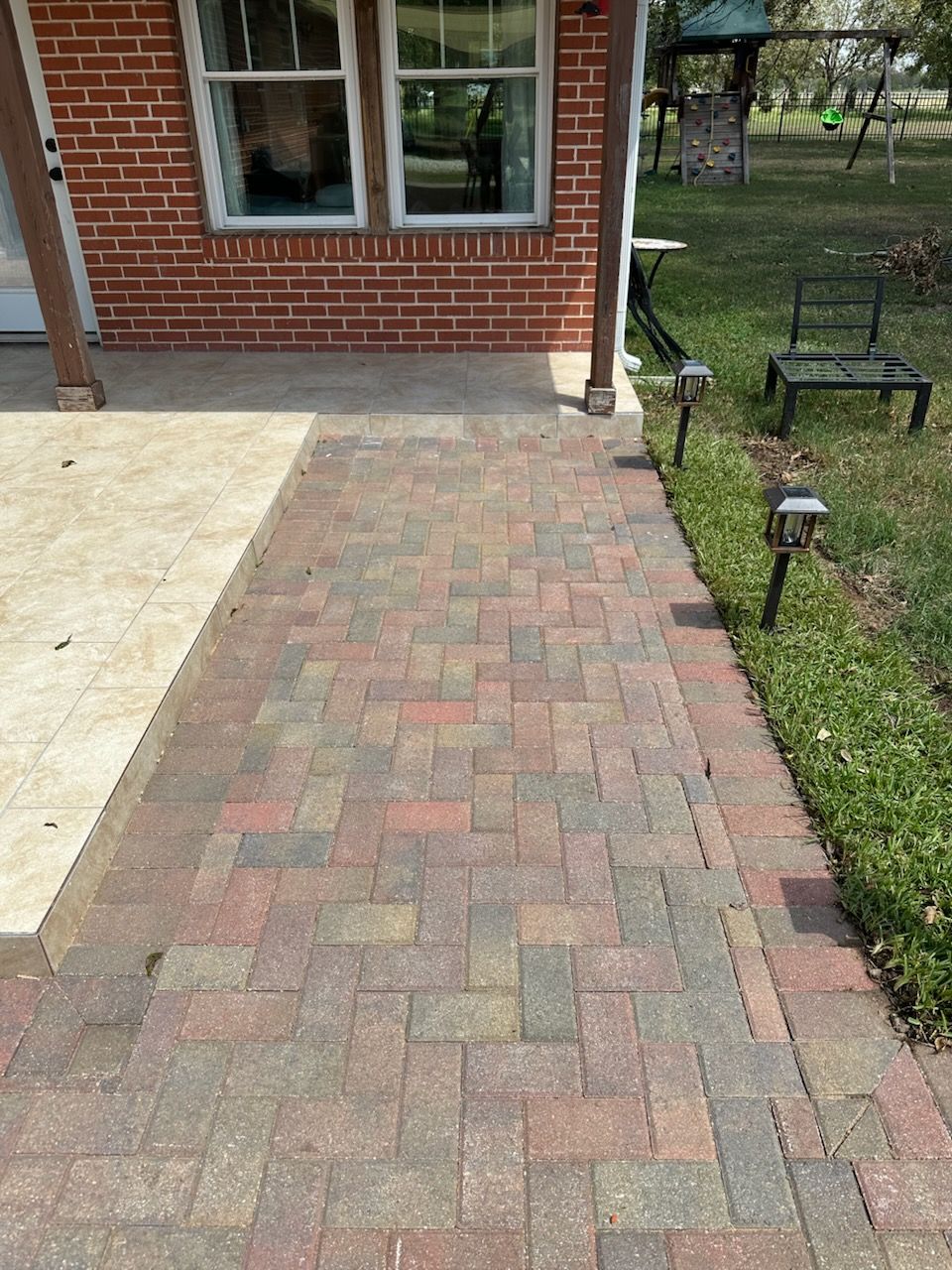 Austin's Stunning New Paver Patio Unveiled | Straight Edge Landscaping