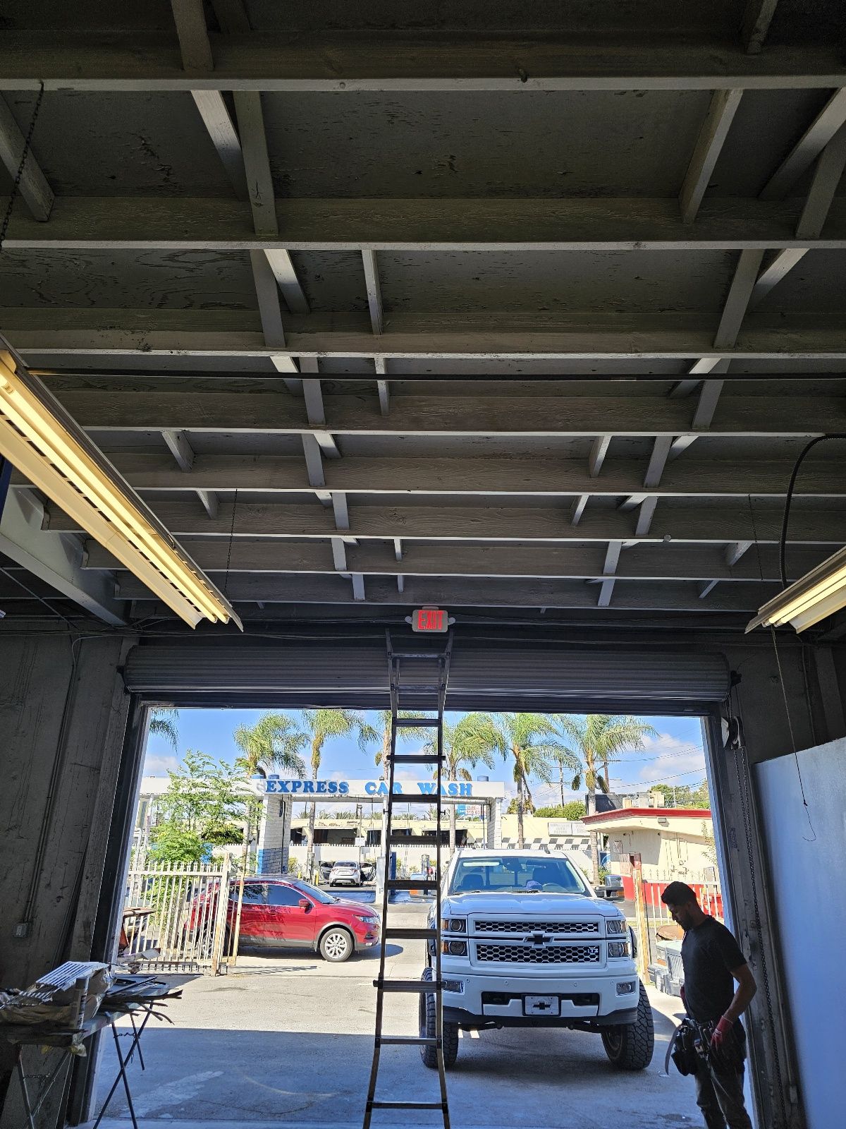 Exit Signs Installed in a Garage Space | Electrical Services by Mr Kool ...
