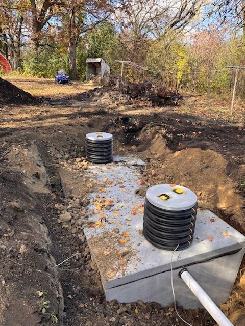 Water Line and Holding Tank Installation in Clearwater MN | Davis Dirt ...