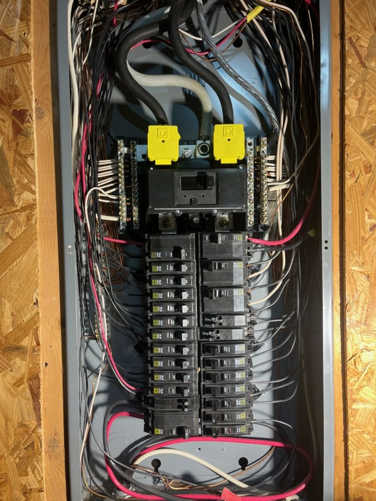 Main Breaker Installation with Portable Generator Inlet | North Georgia ...