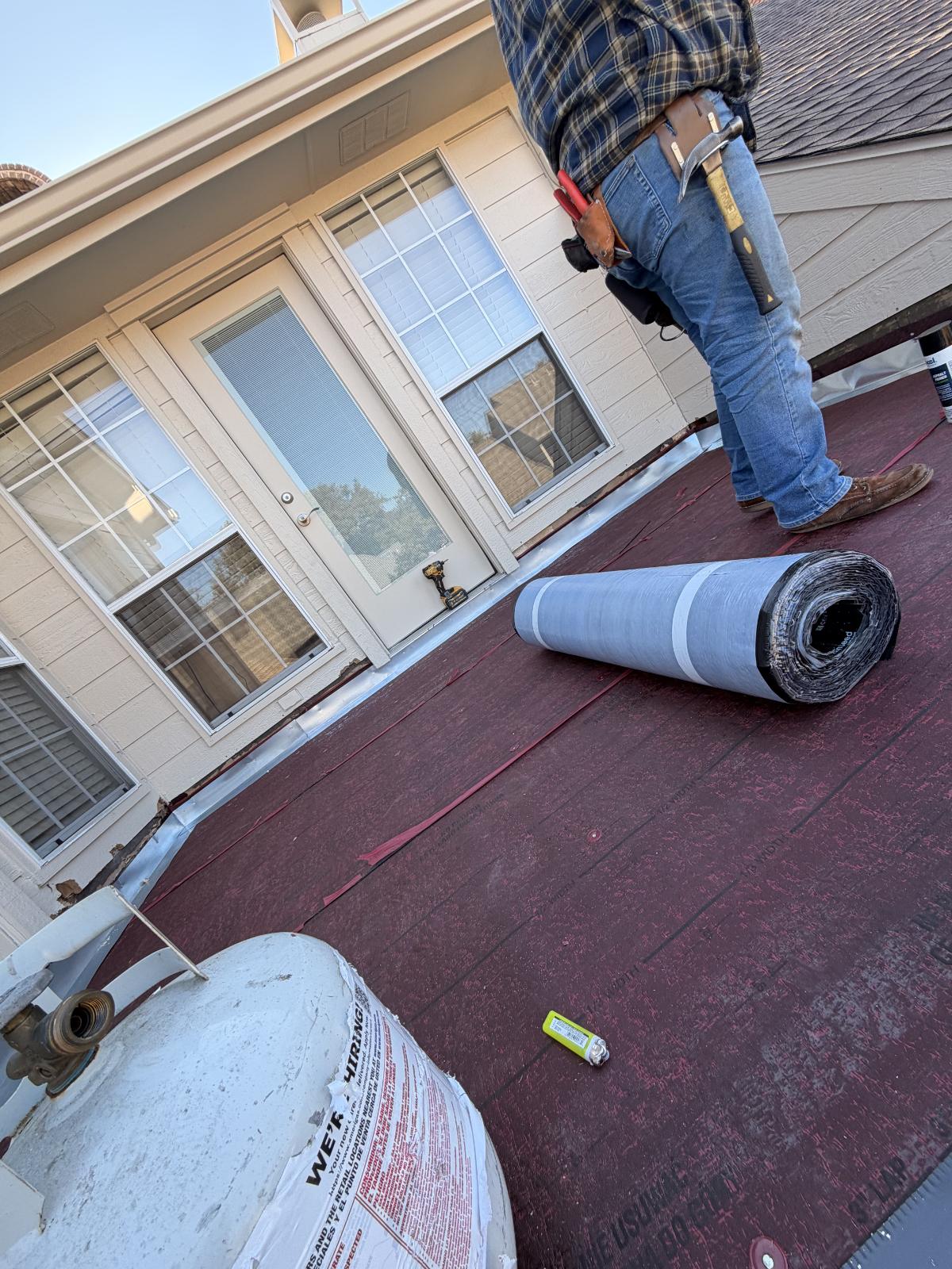 Flat Roof Installation with Modified Bitumen | Heckadon Roofing ...