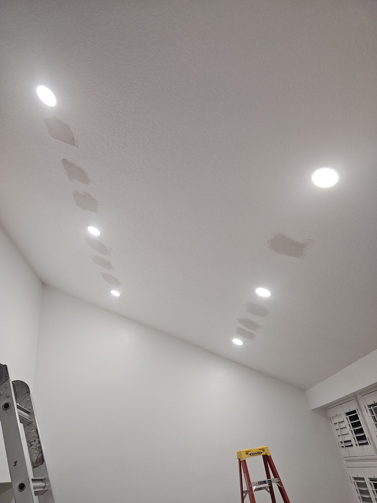 Seamless Recessed Lighting Installation on Vaulted Ceiling | Electrical ...
