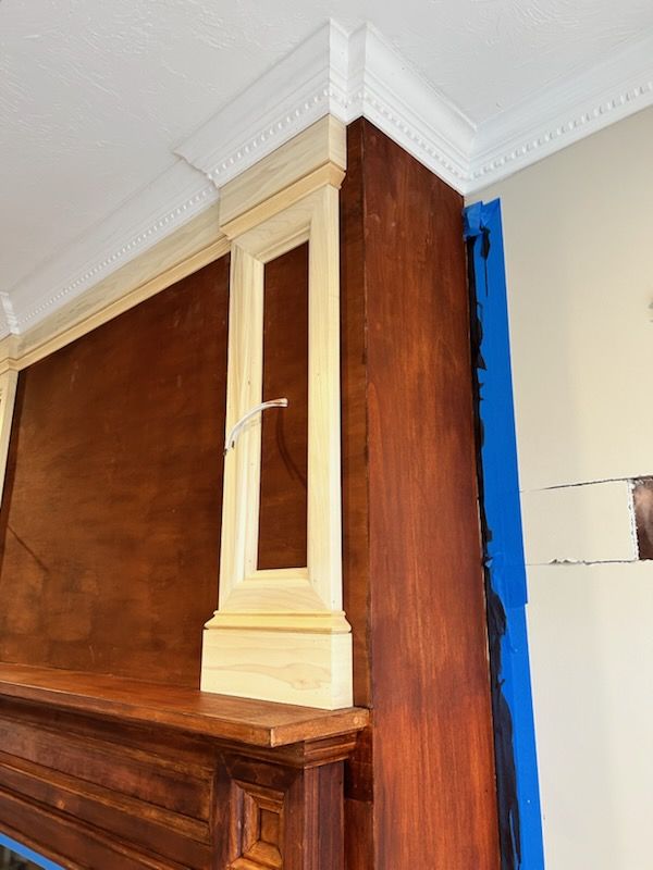 Fireplace Wooden Makeover in Yarmouthport | Cape Cod Carpentry Guild Inc.