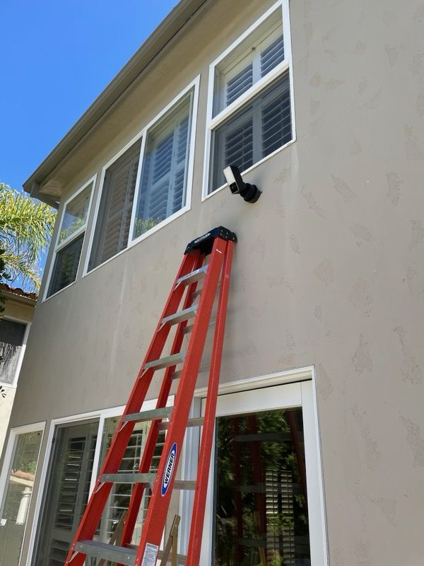 Exterior Sconce and Security Camera Installation | Always Quality ...
