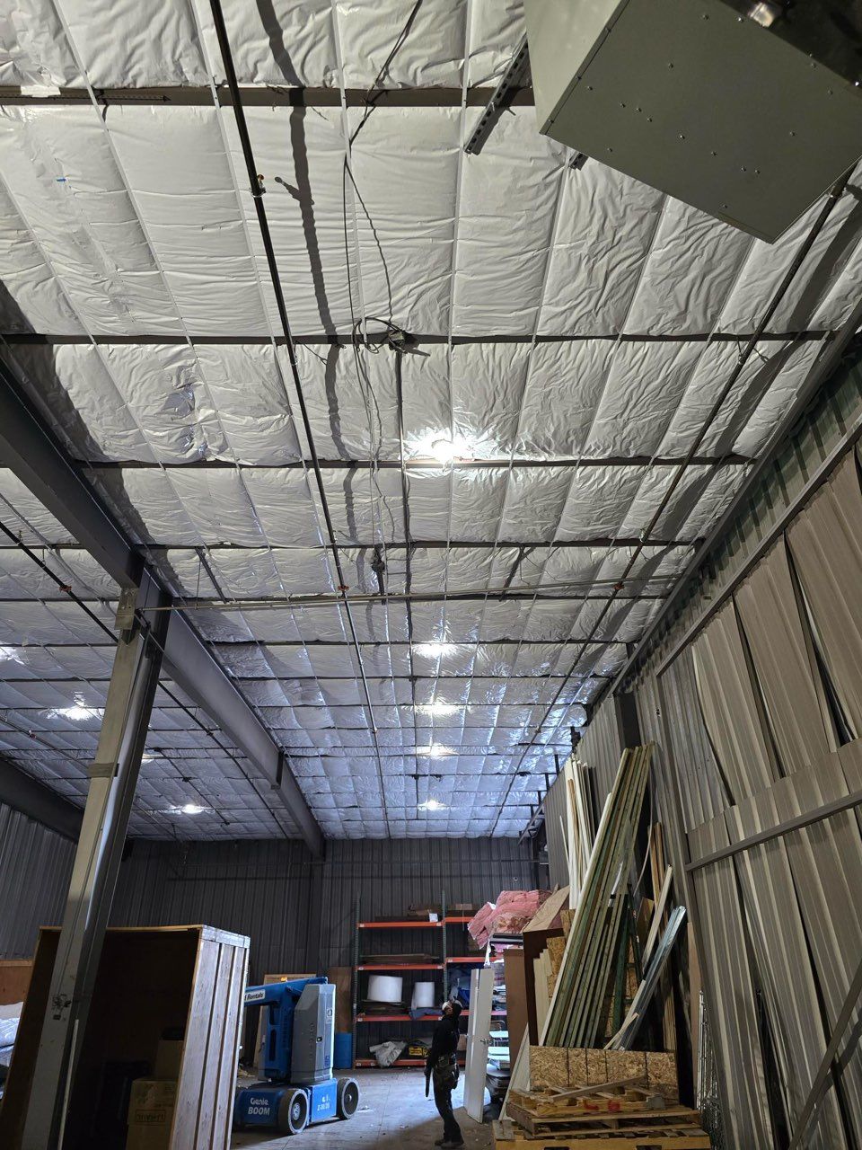 Warehouse Insulation Installation | SLC Connections LLC
