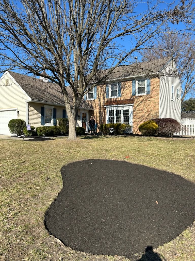 Yard Refresh with Mulch and Bush Trimming | Four’s Landscaping LLC