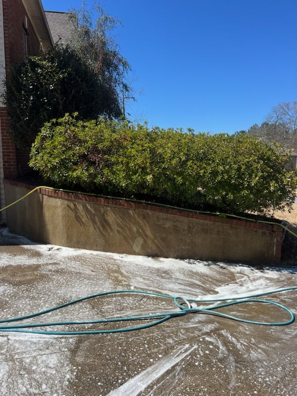 Driveway and Wall Cleaning Transformation | Vulcan Cleaning Company