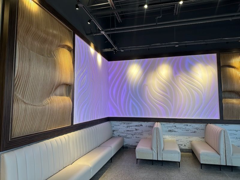 Modern Lighting Design for Greek Restaurant | Electrical Industries