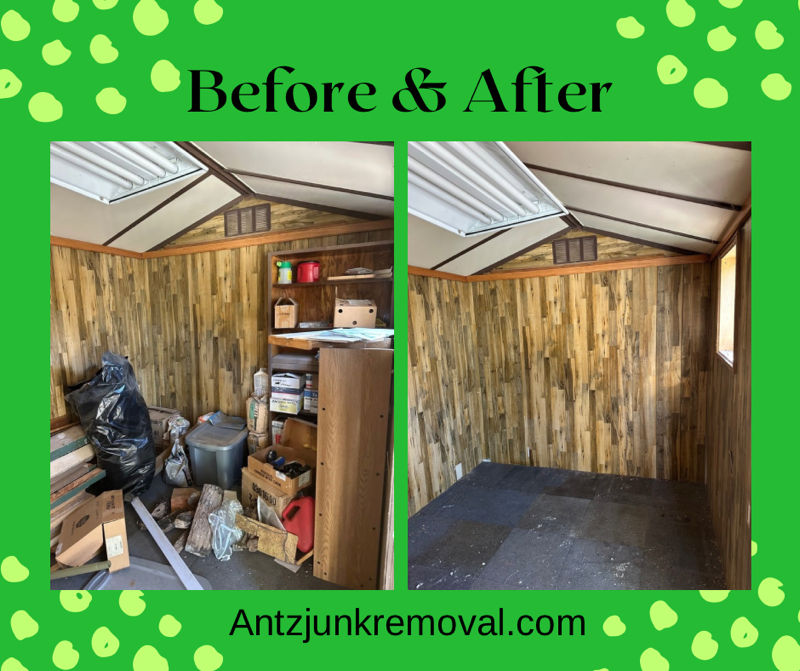Shed Clean Out | Antz Junk Removal