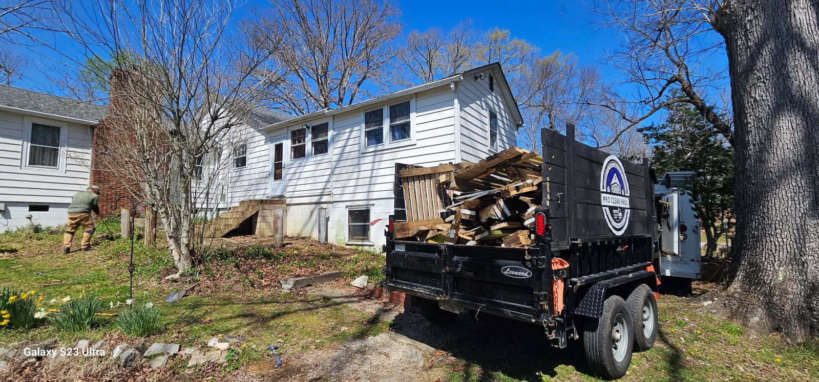 Deck Demolition and Cleanup in Midlothian | Pro Clean Haul LLC