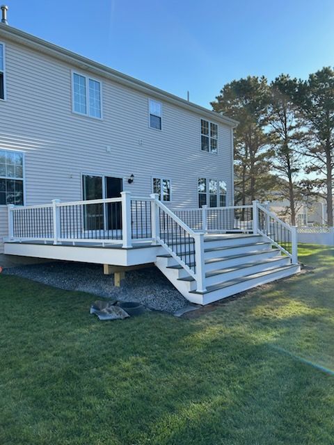 Composite Deck Installation in Cape Cod | Cape Cod Carpentry Guild Inc.