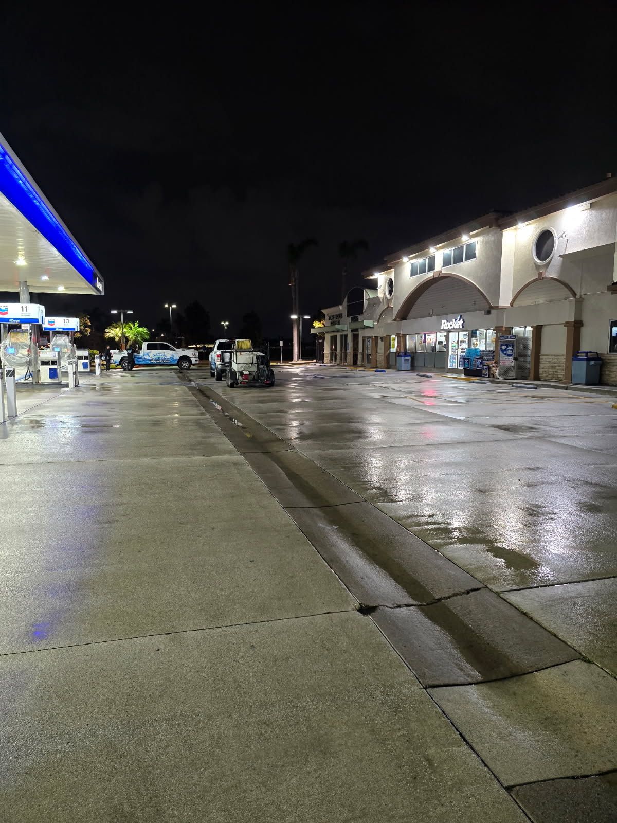 Impressive Chevron Anaheim Makeover | Pressurize washing systems LLC