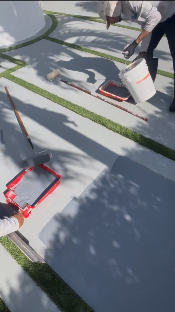 Miami Driveway Revival with Colorcrete Magic | Pressure Kleen Co