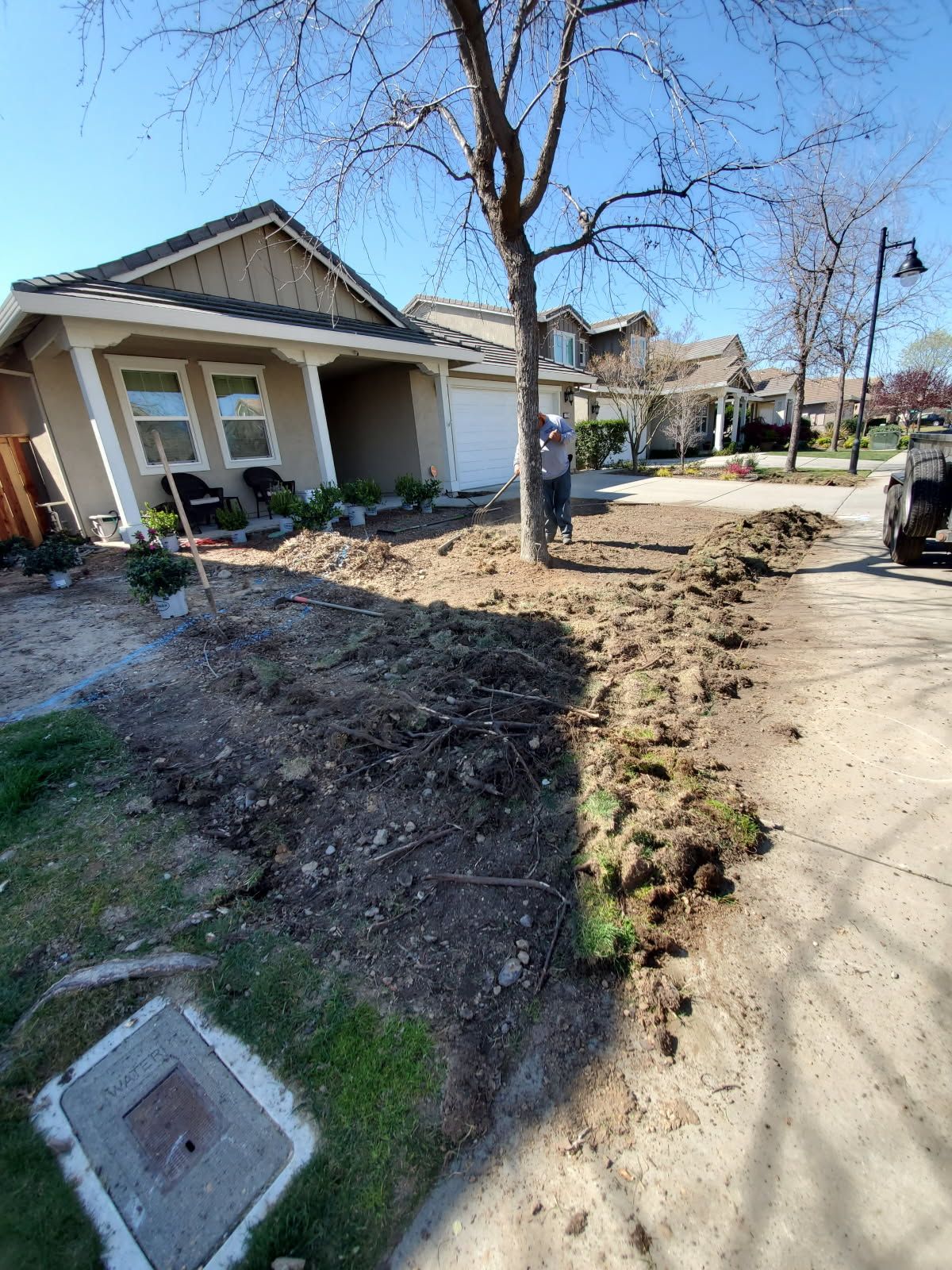 Stunning Yard Transformation in Action | Guerrero Landscaping Inc