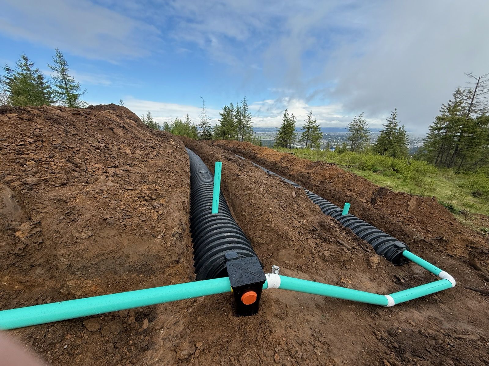 Efficient Drain Field Installation with Infiltrator Arc | Stone Fox ...