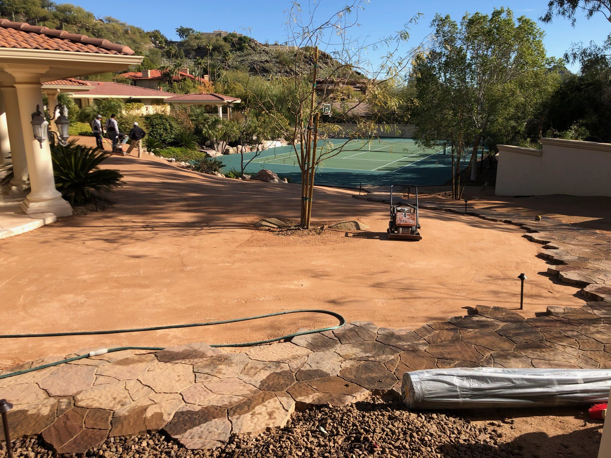 Concrete Paver Walkway and Turf Preparation | Outdoor Lifestyles by Par