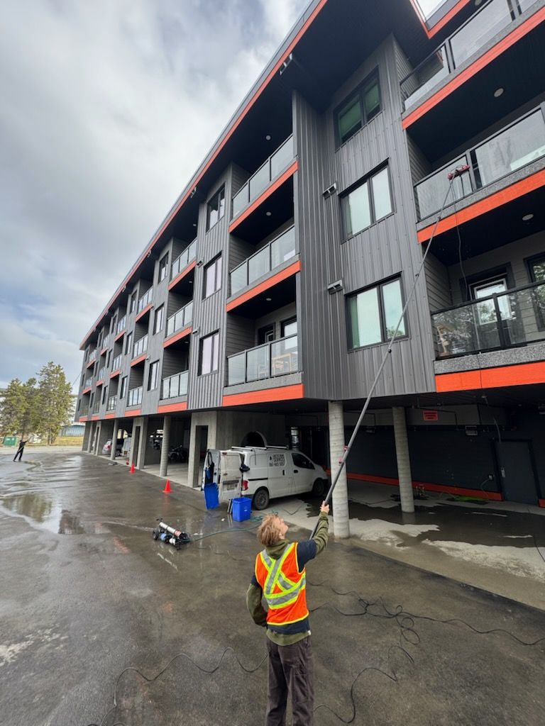Four-Story Window Cleaning on Range Road | Arctic Shine
