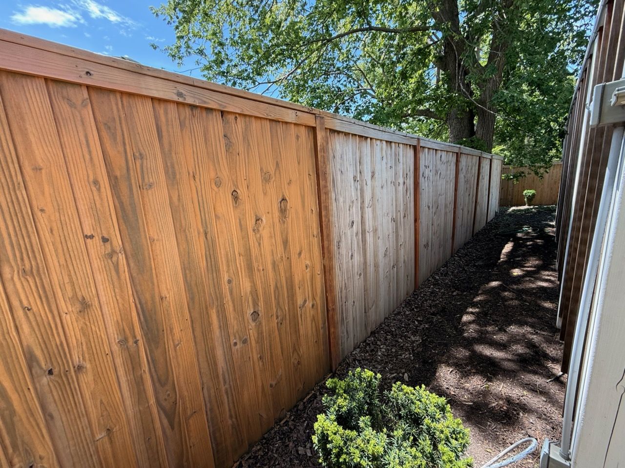 Cedar Tone Fence Transformation Project in Full Swing | LH Home & Exterior