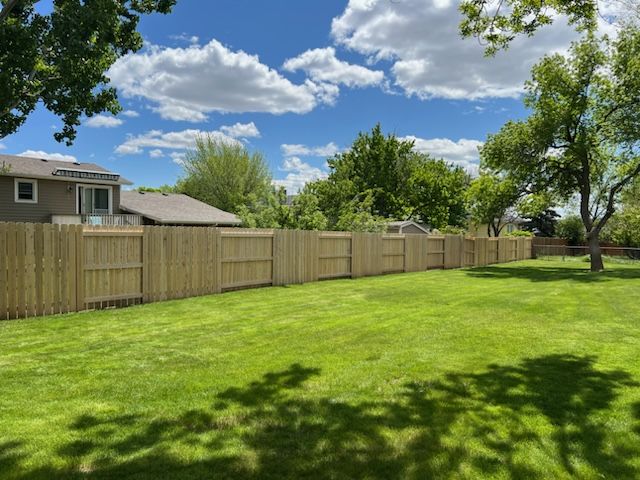 Cedar Semi Privacy Fence by Expert Installers | H & H Fence MT LLC