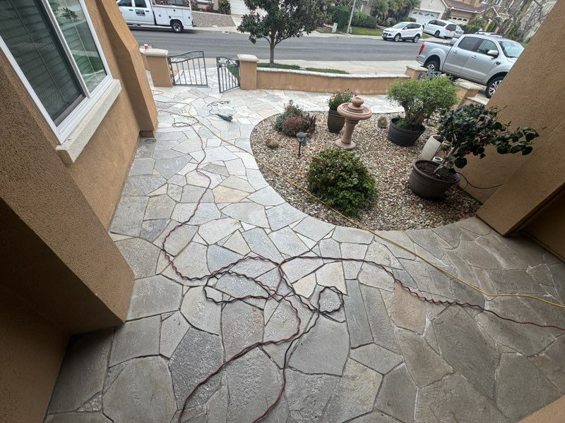 Stunning Flagstone Walkway and Patio Upgrade | Majestic Hardscapes
