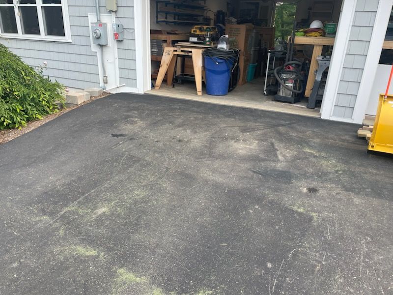 Efficient Debris Removal Transforms Bedford Driveway | Rizzo Junk Removal