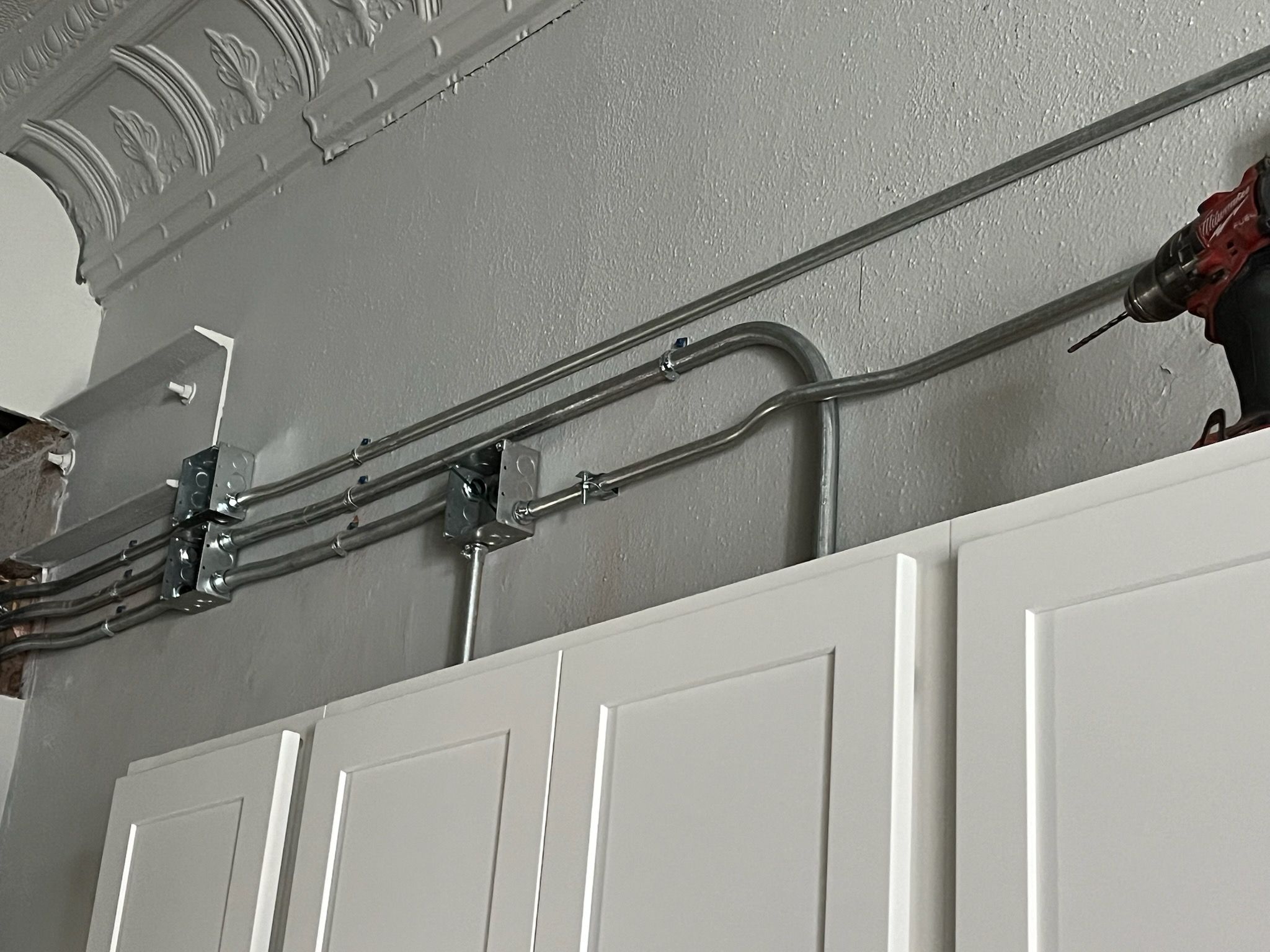 Stylish Exposed Conduit in Modern Home Updates | Light of the World ...