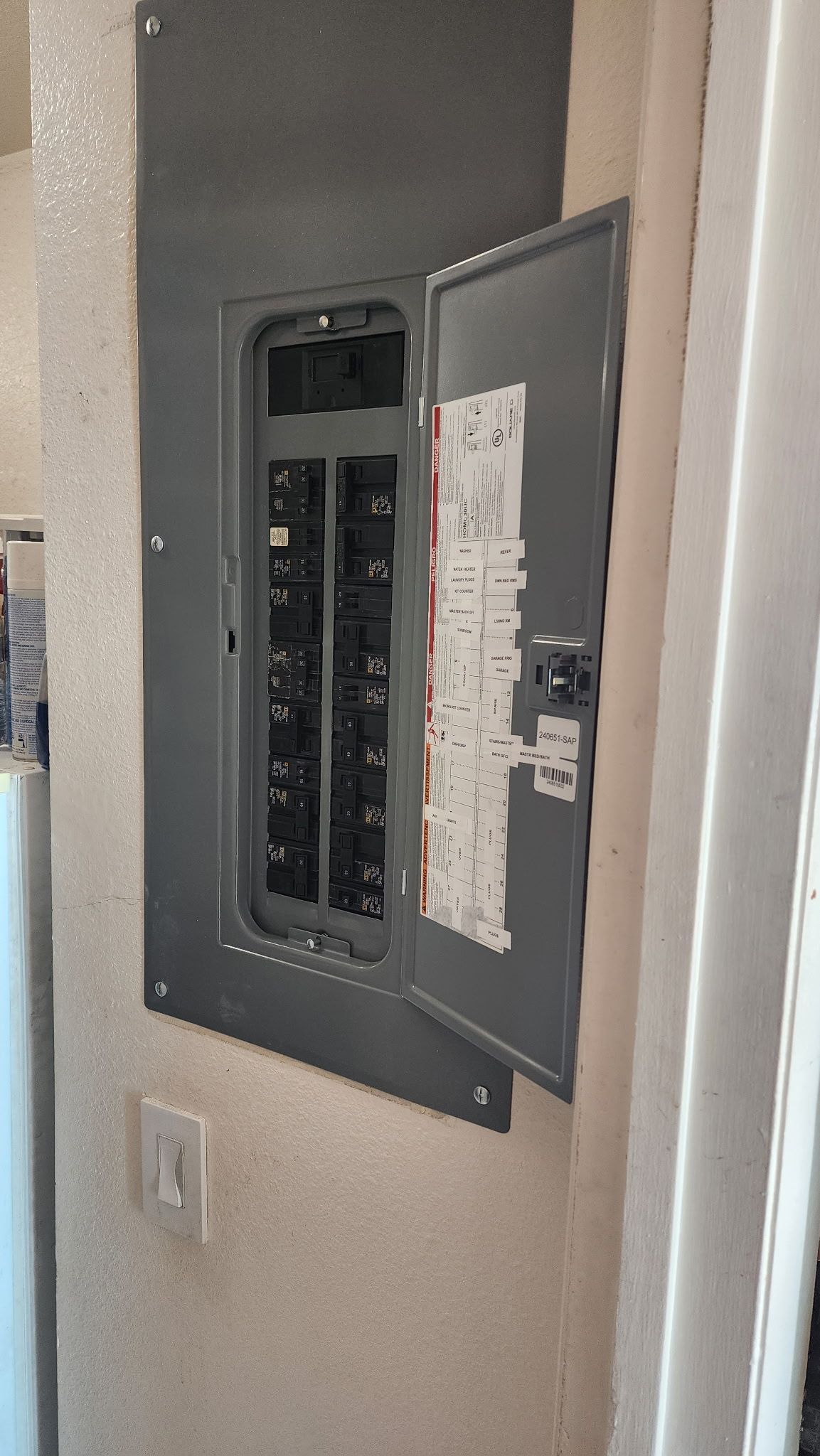Upgraded Square D 200 Amp Panel for Home Safety | D C Electrical Inc