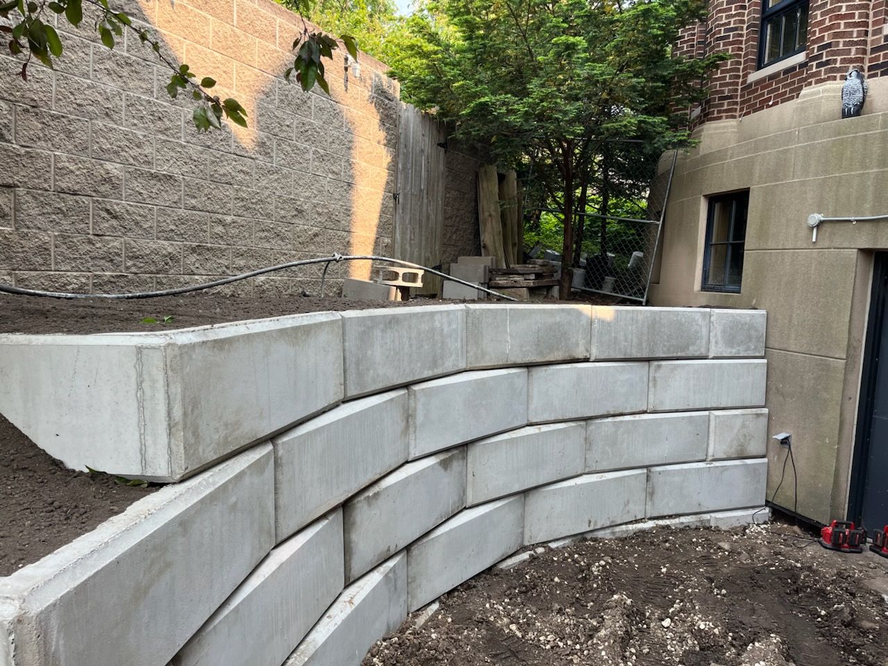 Transforming Spaces with Retaining Wall Project | Twin City Hardscapes