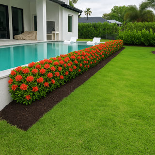 Stunning Naples Landscape Makeover with Hedging | Thorstad Landscape ...