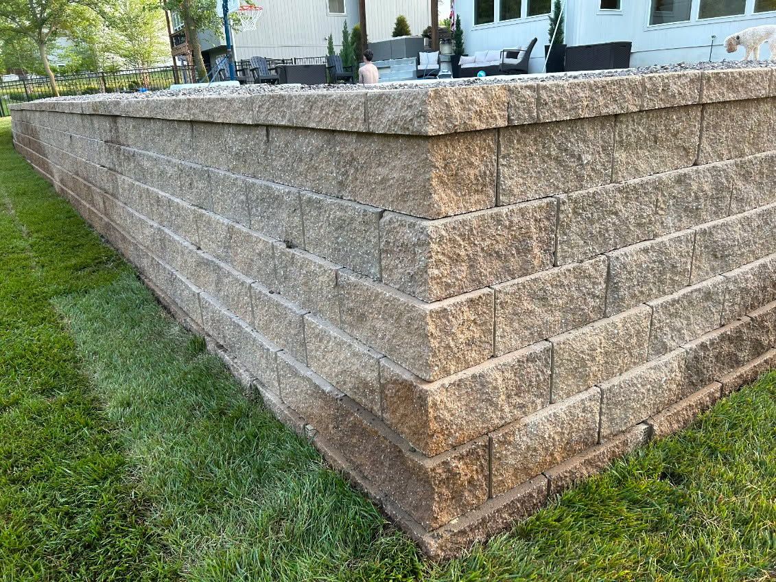 Stunning Stone Steps and Retaining Wall Enhancements | Half Now Half ...