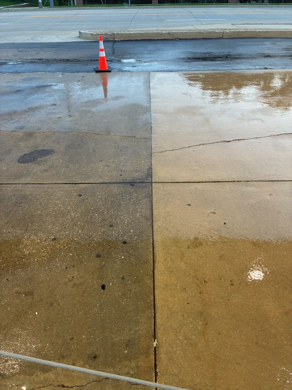 Incredible Concrete Cleaning Transformation St Charles | LT's Pressure ...