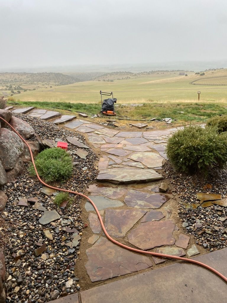 Elegant Flagstone Pathway Installation in Bozeman | Liendo Landscaping