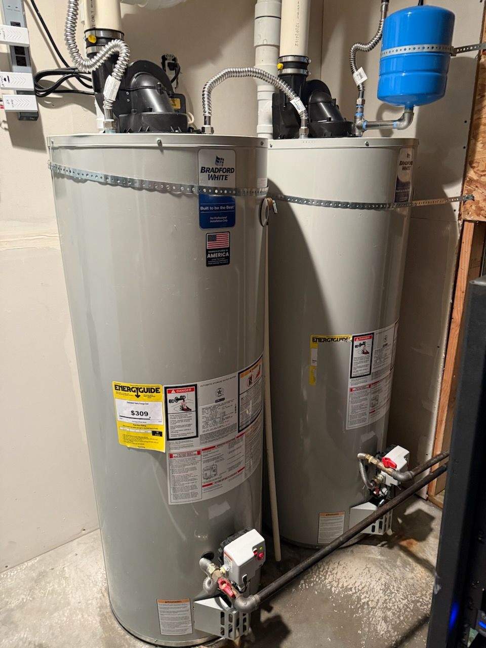 Efficient Dual Water Heater Installation Success | A Broke Girl ...