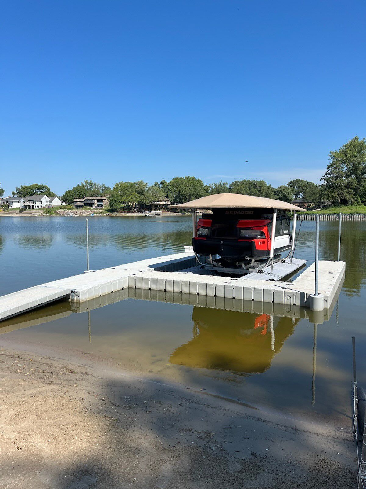 New EZ Dock and Sunstream Lift in Waterloo | MD Aquatics