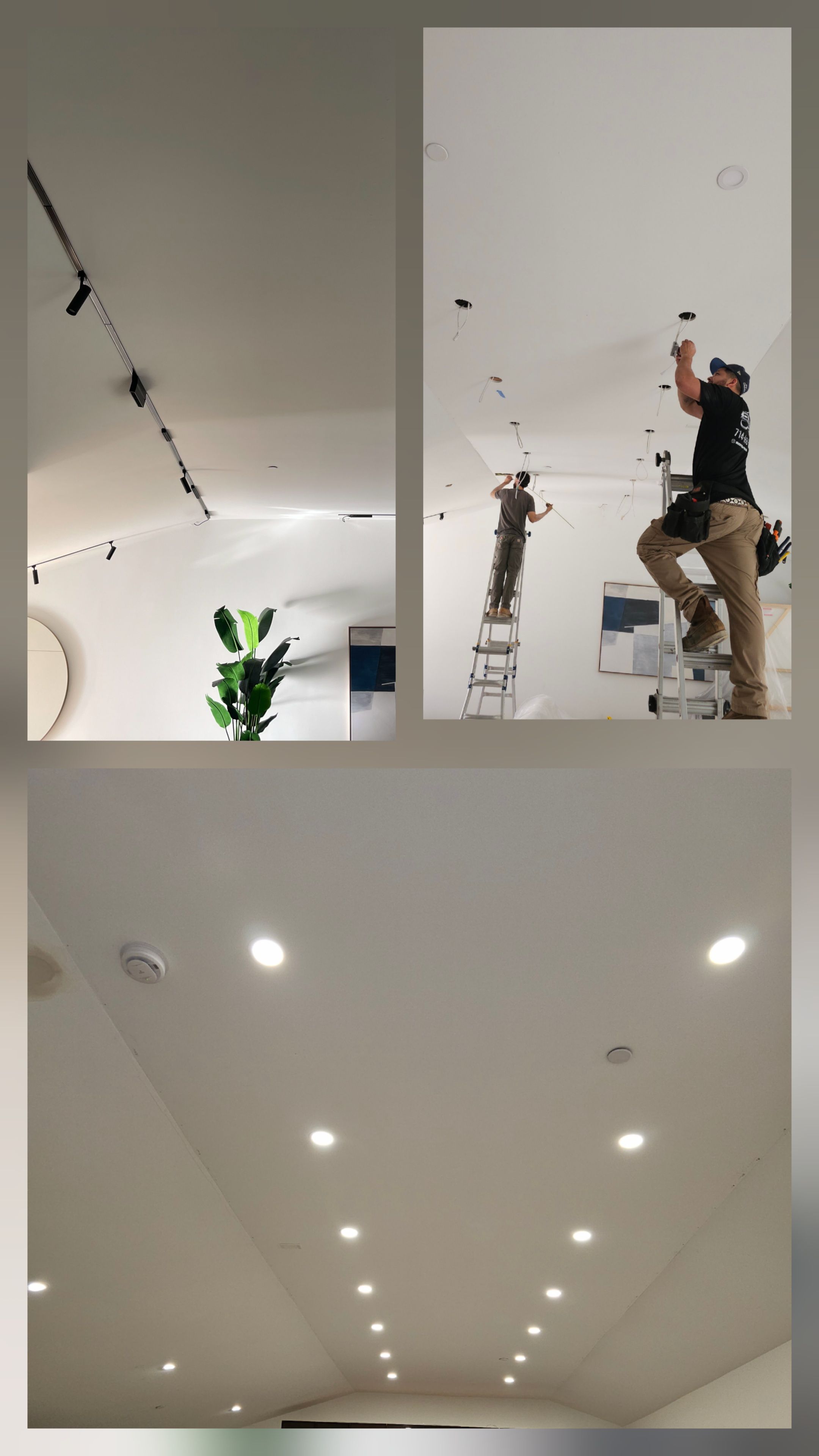 Modern Recessed LED Lighting Upgrade | Electrical Services by Mr Kool Inc.