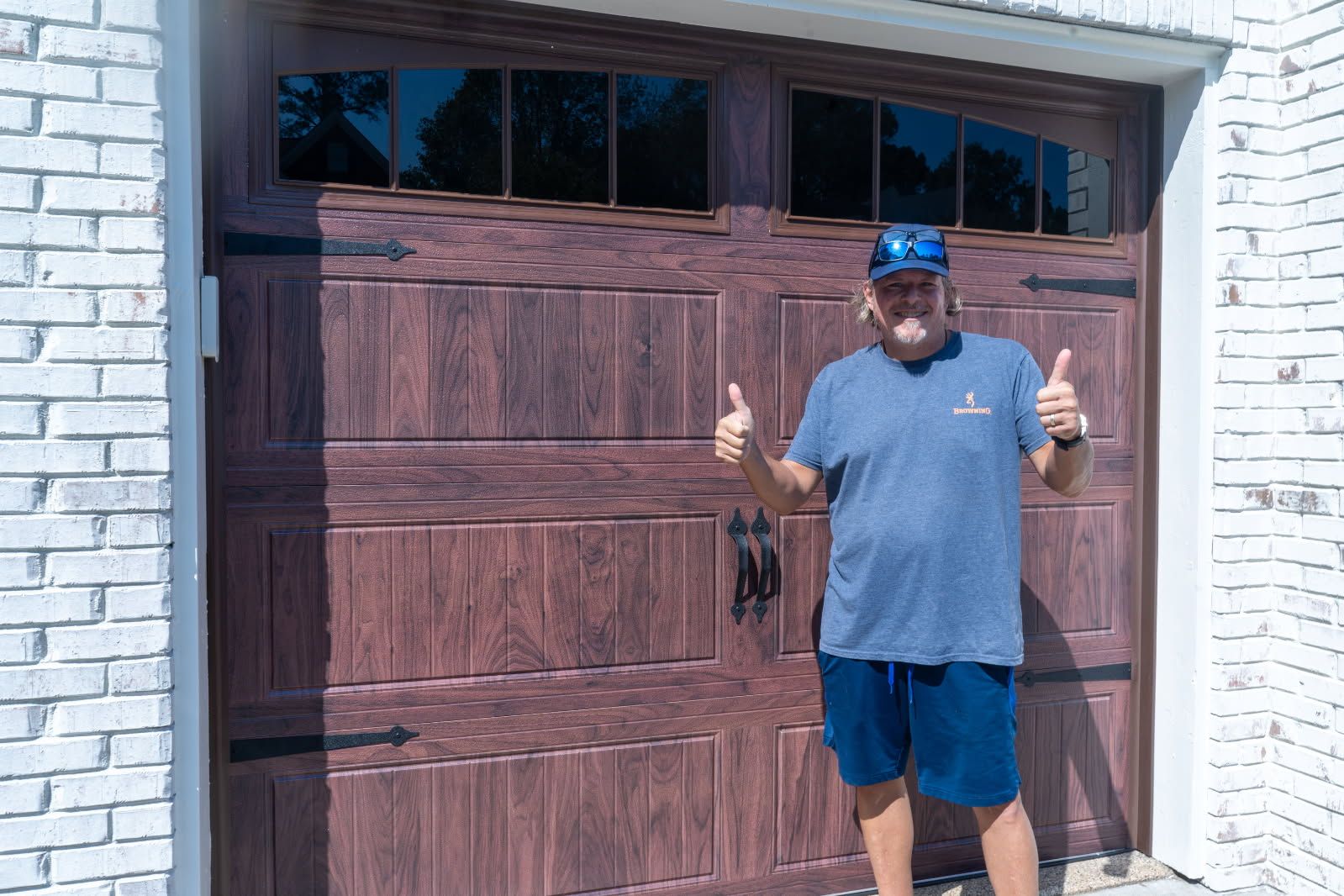Upgrade with Our Walnut Garage Doors | Brookview Doors