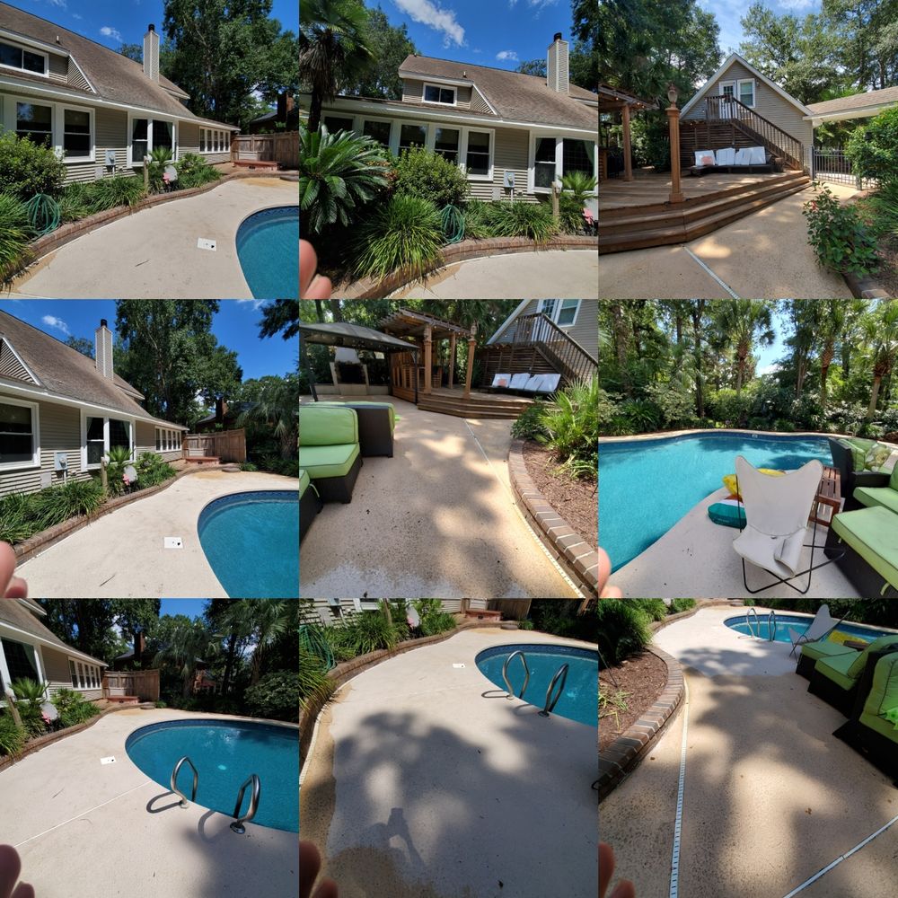 Pool Deck Cleaning Services in Summerville | Southern Appearance