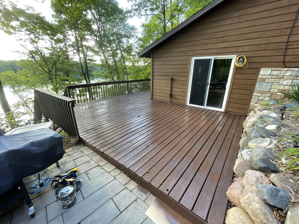 Deck Staining in Eau Claire WI | Fence Painting Services