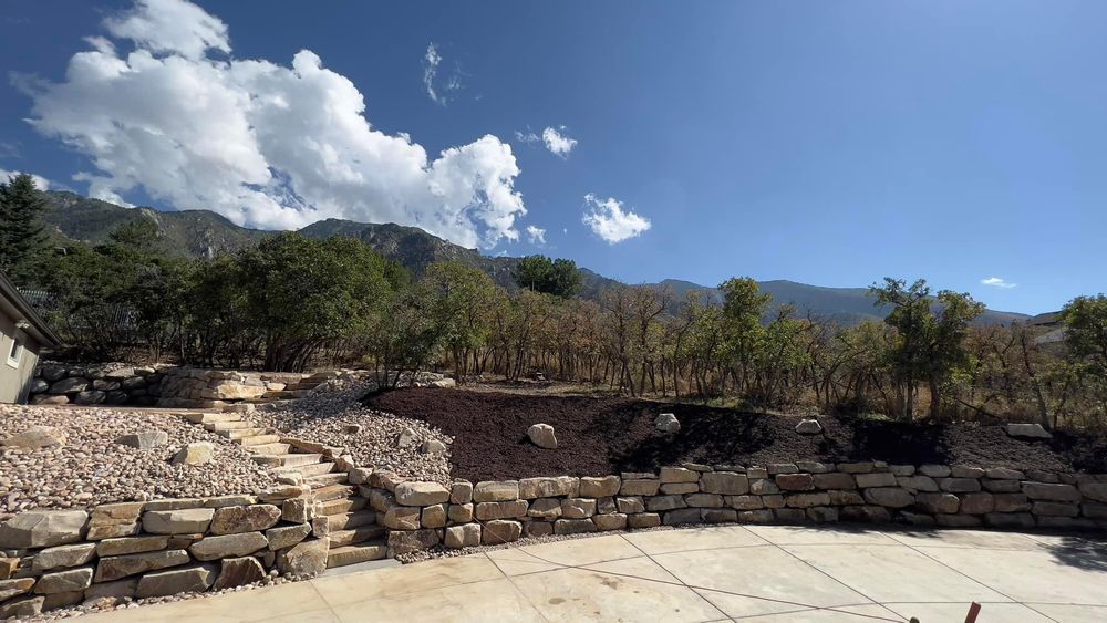 Rock Wall & Grading Services | Black Pine Landscaping
