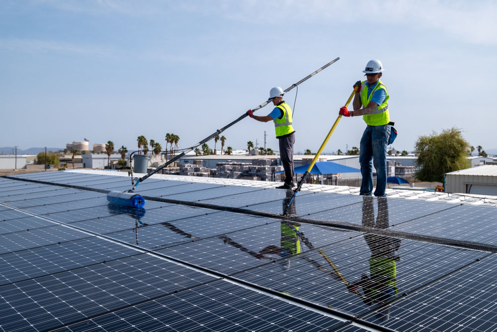Commercial Solar Panel Cleaning Services – ShineTech Cleaning