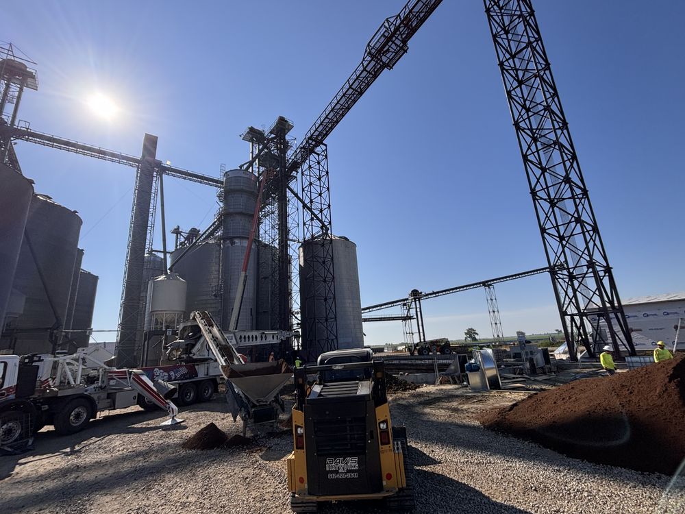 Industrial Grain Bin Site Prep & Excavation | Davis Dirt Works LLC