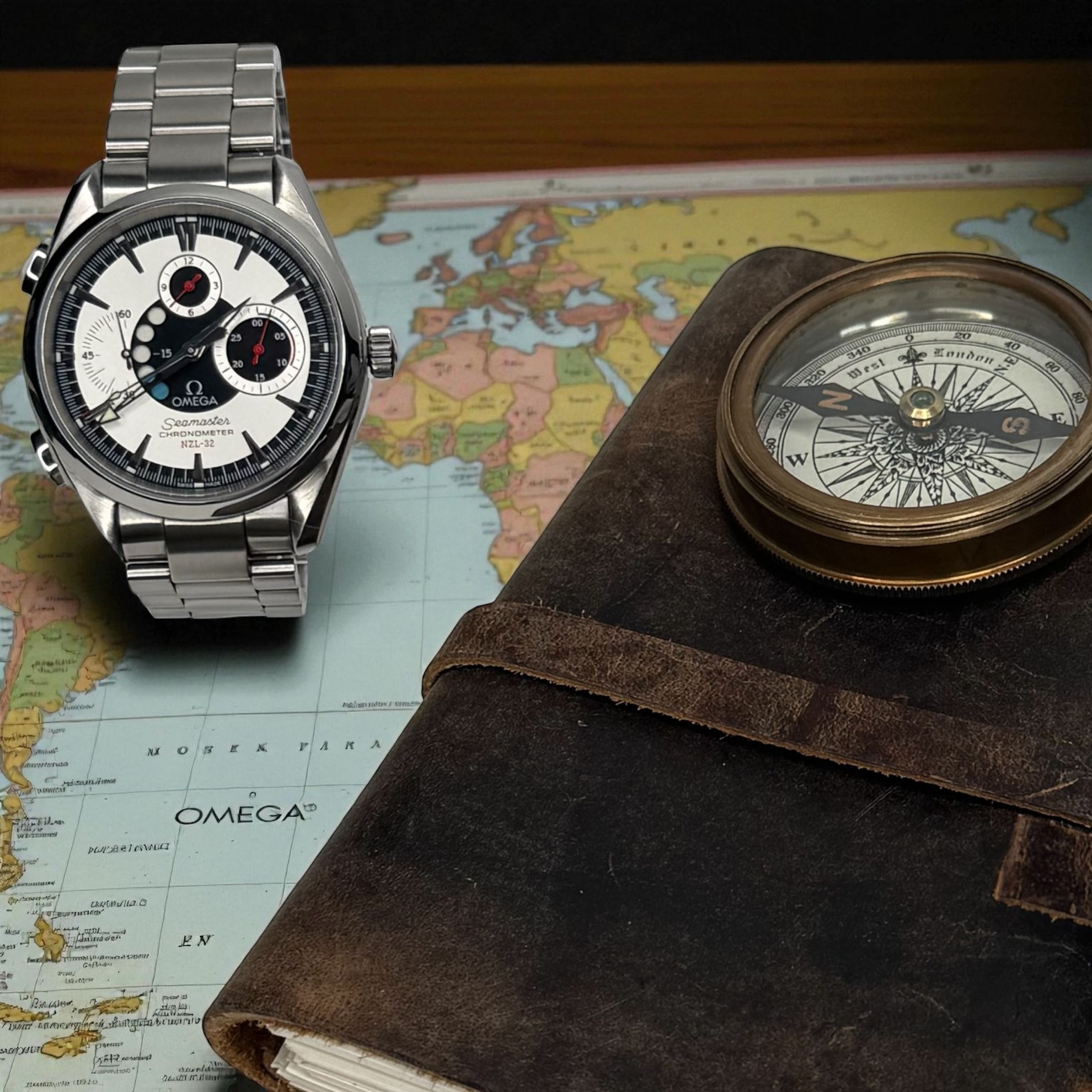 Luxury Watch Den. Omega Seamaster NZL-32 Chronograph