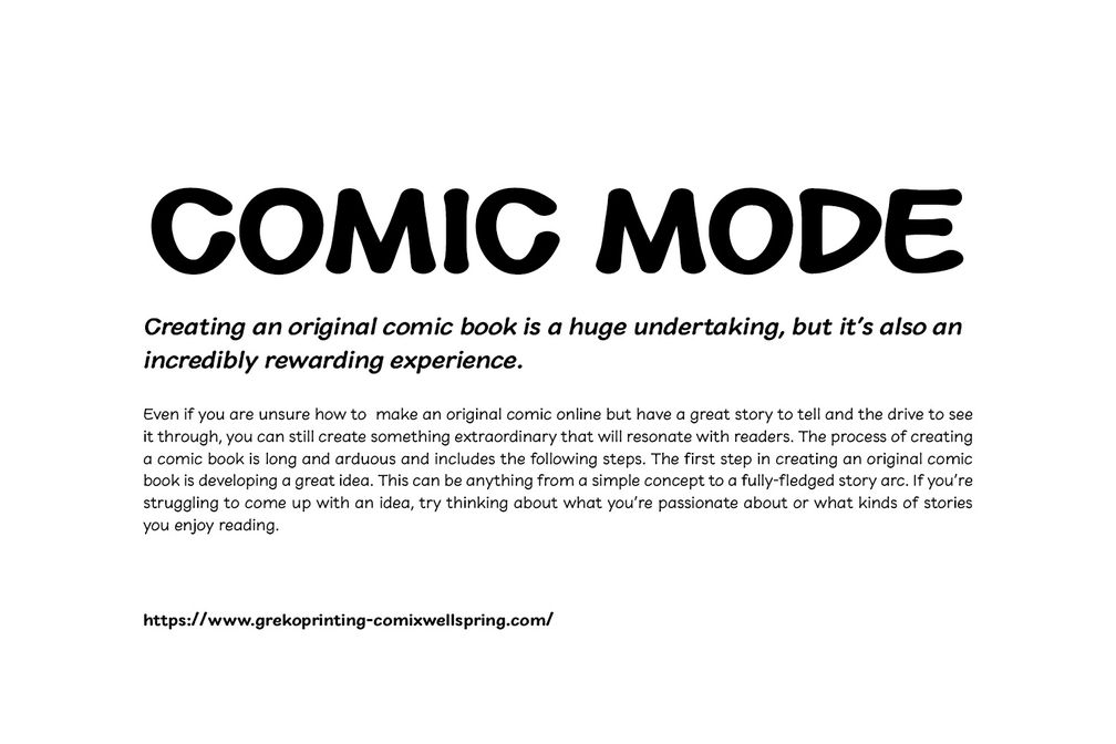 Comic Mode - Fontsources