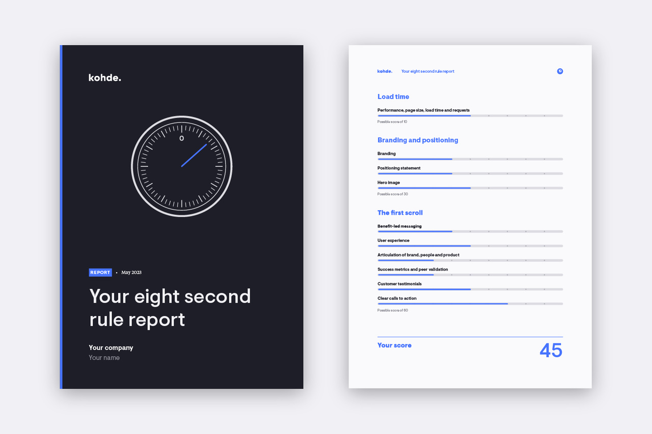 Does your website pass the eight second rule? | Kohde Insights