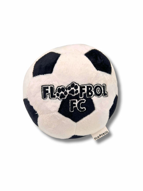 Floofbol FC Black & White Plush Soccer Ball - Makers and Markets ...