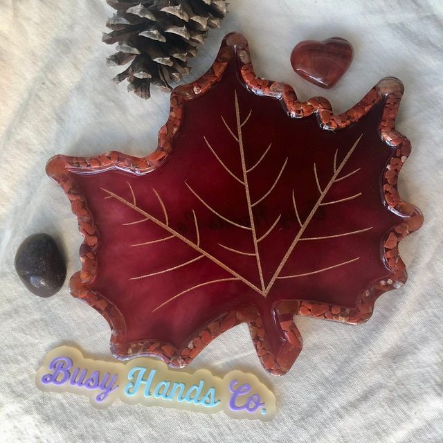 Maple Leaf Tray - Makers and Markets Atlanta Products By Busy Hands Co